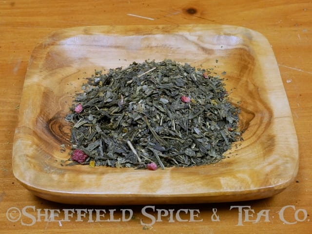 Bohemian Raspberry Green Tea - Sheffield Spice & Tea Co