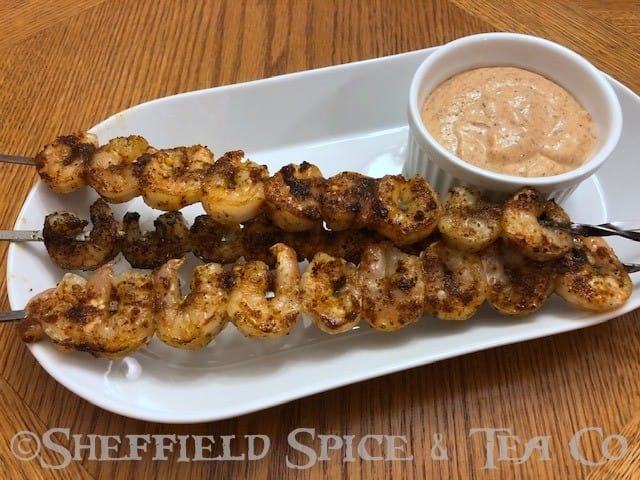Chesapeake Bay Grilled Shrimp with Creole Remoulade - Sheffield Spice ...